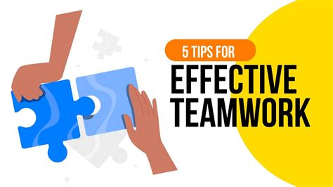 5 Tips For Effective Teamwork YouTube