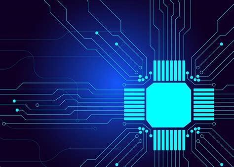 High Tech Digital Technology Network Abstract Technology Background Hi