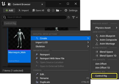 How To Create Control Rigs In Unreal Engine Unreal Engine 5 4