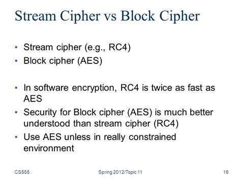 cs555spring 2012 topic 111 cryptography cs 555 topic 11 encryption modes and cca security
