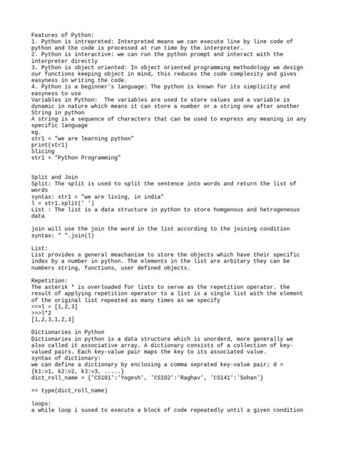 python notes pdf inheritance object oriented programming anonymous function