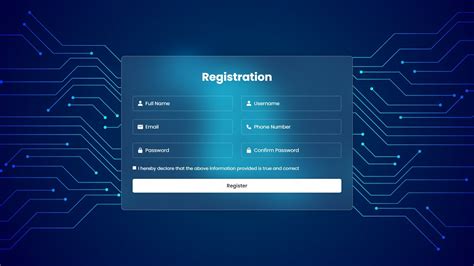 Registration Form In HTML CSS YouTube