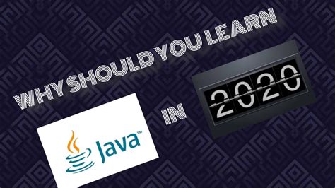 java programming part 1 why is java important why should you learn java in 2020 youtube