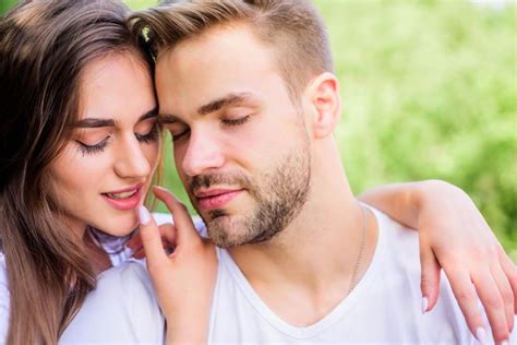 Premium Photo Attractive Couple Sexual Attraction Relaxing With Darling Lovers Cuddling Couple