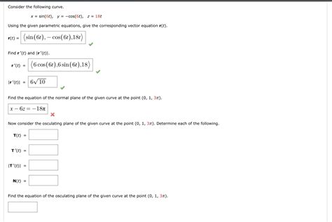 solved consider the following curve