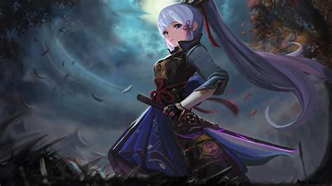 130 4k Kamisato Ayaka Genshin Impact Wallpapers Background Images