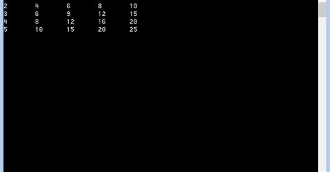 flowchart for nested loop display multiplication tabl