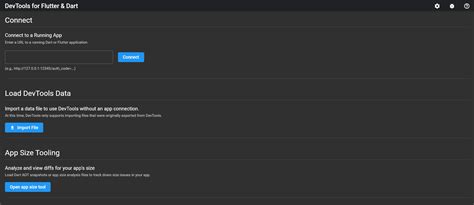 flutter inspector profile issues not shown in dart dev tools in vs code · issue 3194