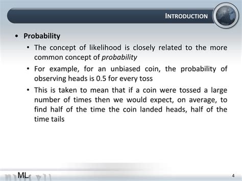 introduction to maximum likelihood estimator