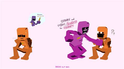 An Image Of Two Cartoon Characters In Different Poses