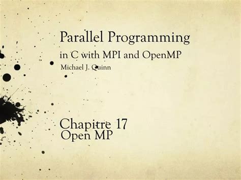 ppt parallel programming in c with mpi and openmp powerpoint presentation id 3827394