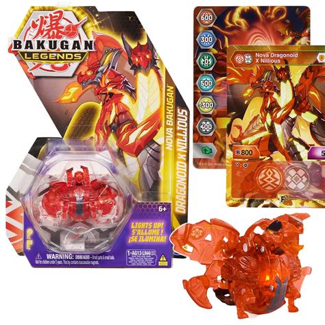 BAKUGAN ŚWIECĄCY DRAGONOID X NILLIOUS FIGURKA LEGENDS NOVA ORYGINALNA 14851562116 Sklepy