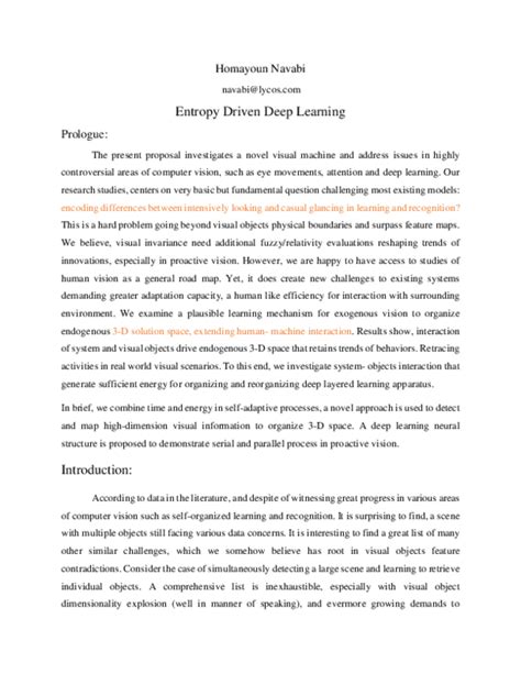pdf entropy driven deep learning homayoun navabi