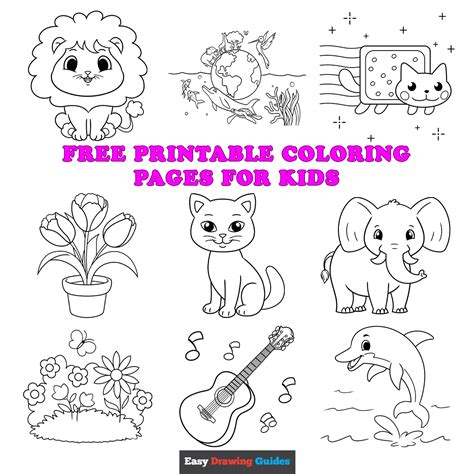 Coloring Pages Free Printable: Complete Guide For Beginners - SCIENCE ...