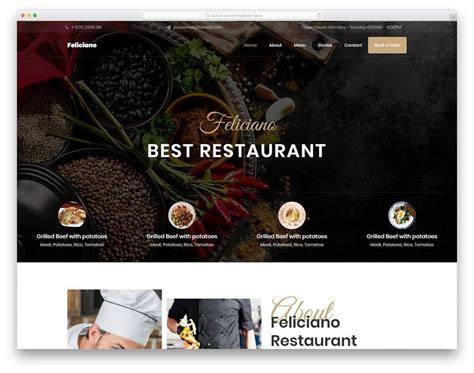 Html Restaurant Website Templates - SCIENCE EDUCATION