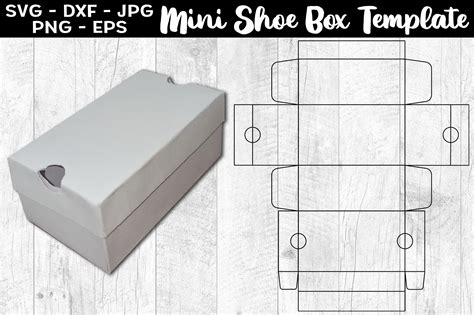 Mini Shoe Box Template Free – Free Editable Template & Examples - DID ...