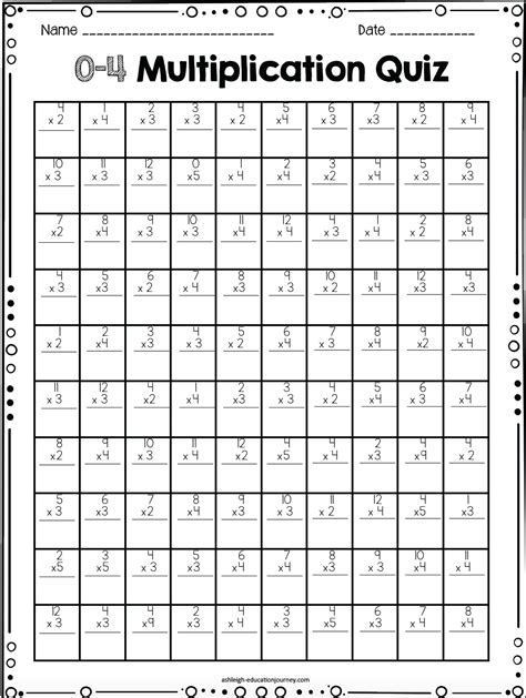 Multiplication 03 Worksheets - SCIENCE EDUCATION