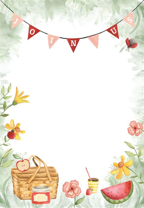 Picnic Template Free Download - SCIENCE EDUCATION