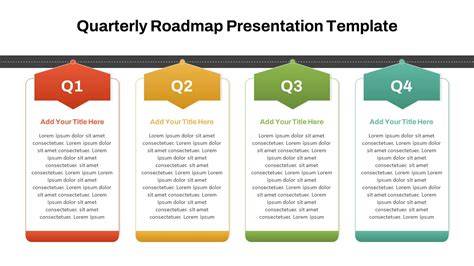 Quarterly Roadmap Template Ppt - SCIENCE EDUCATION