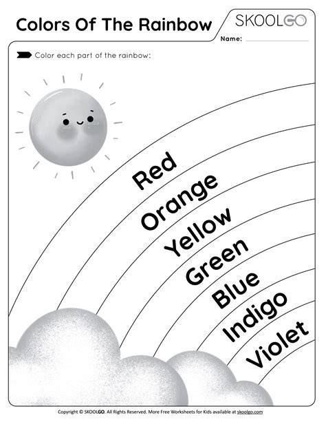 Rainbow To 10 Worksheet – Free Printable Practice Sheets Pdf - SCIENCE ...