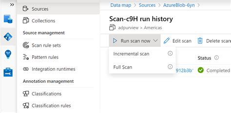 Scan Data Sources In Microsoft Purview Data Map Microsoft Learn