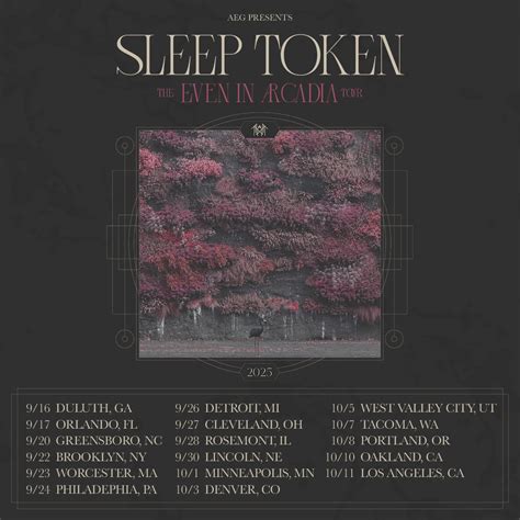 Sleep Token Concert Schedule - DID YOU KNOW!