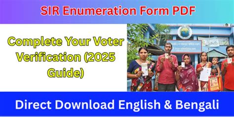 Voter Enumeration Form Pdf Download - DID YOU KNOW!
