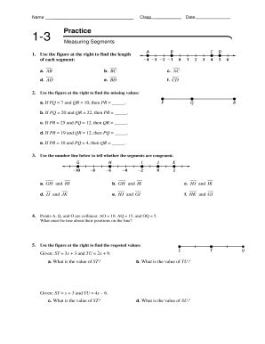 Worksheet 12 Measuring Segments Answer Key – Free Printable Practice ...