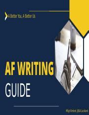 5 AF Writing Tips - Berkeley Learning Hub