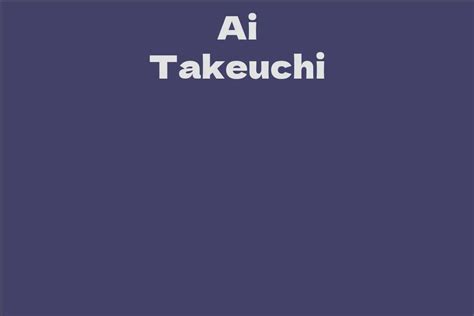 Ai Takeuchi - Intimate Footage Never Seen Before