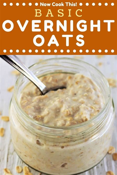 Deliciously Simple: The Ultimate Basic Overnight Oats Recipe Guide ...