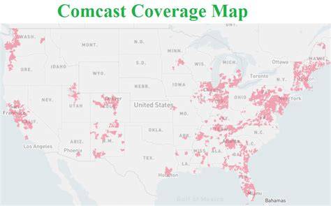 Comcast business service map coverage example