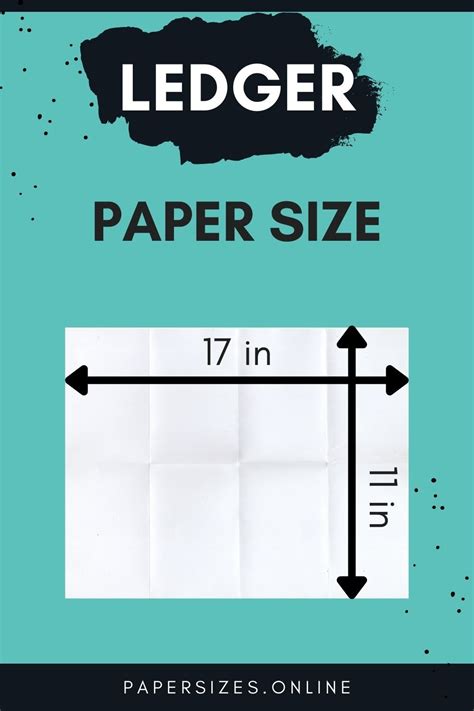Standard Ledger Paper Size Dimensions Guide and Specifications ...