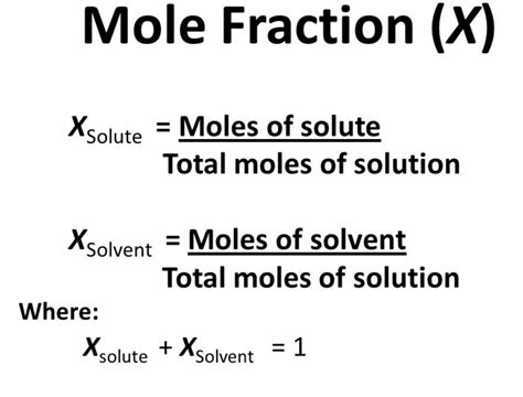 Unlock the Secrets of Mole Fractions: A Essential Guide for Chemists ...